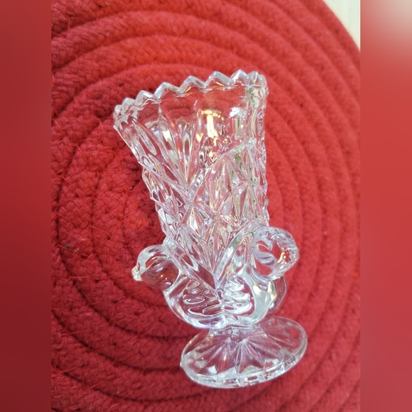Kitchen | Vtg Glass Toothpick Holder With Three Adorable Birds No Chips ...